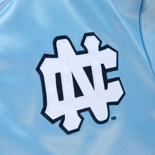 Men's Mitchell & Ness Light Blue NCAA UNC Champ City Heavyweight Jacke ...